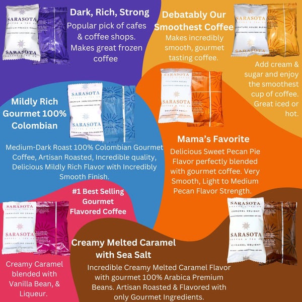 Original Variety, Medium, Dark, & Flavored Roasts – Sarasota Coffee and Tea