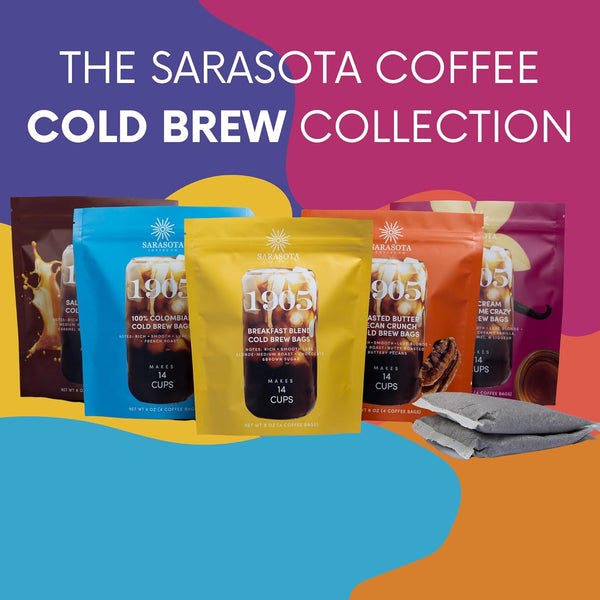 1905 Cold Brew Coffee Bags, Breakfast Blend – Sarasota Coffee and Tea
